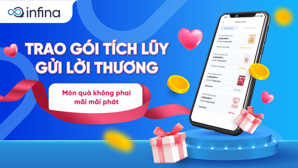 Infina ra mắt tính năng mới tặng quà cực HOT cho người thân yêu