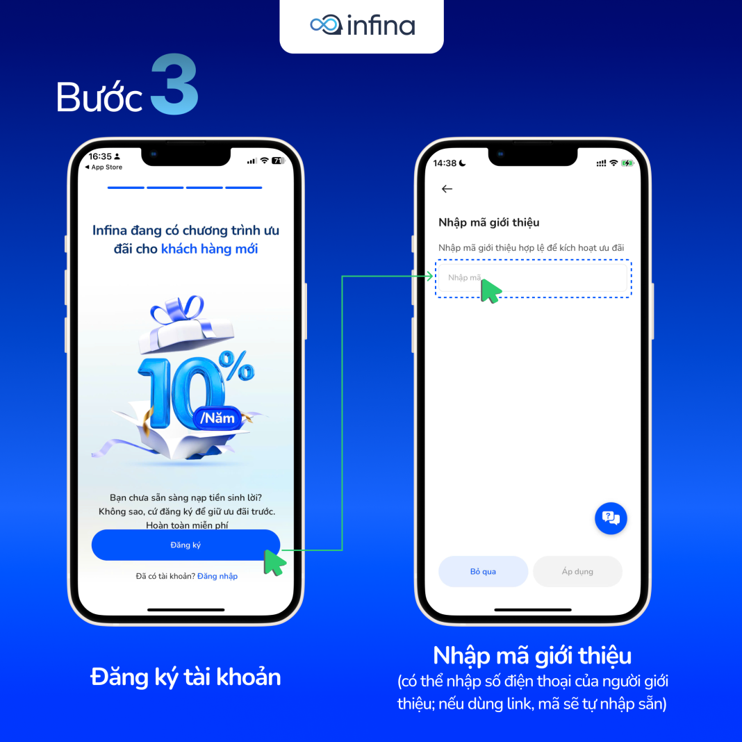 Cập nhật chương trình giới thiệu nhận thưởng mới nhất tại Infina